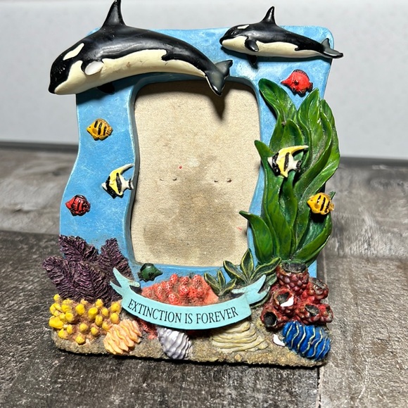 Accents | Vintage Whale Small Resin 3d Picture Frame | Poshmark